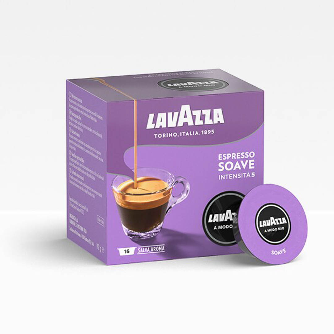Espresso Kapsule Lavazza A Modo Mio SOAVE | Megatrend Coffee Shop Espresso Kapsule Lavazza A Modo Mio SOAVE | Megatrend Coffee Shop