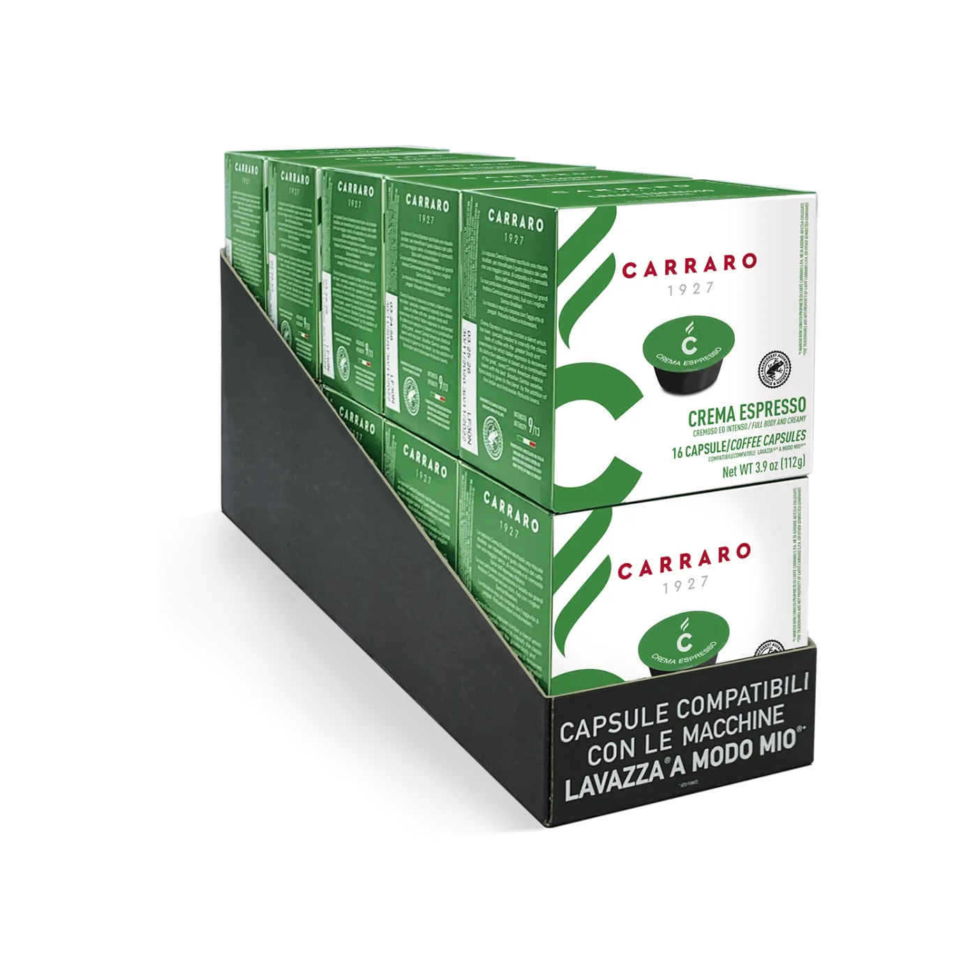 Lavazza a Modo Mio kompatibilne kapsule CARRARO CREMA ESPRESSO - 160 ...
